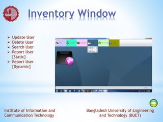 Presentation on inventory management system | PPTX