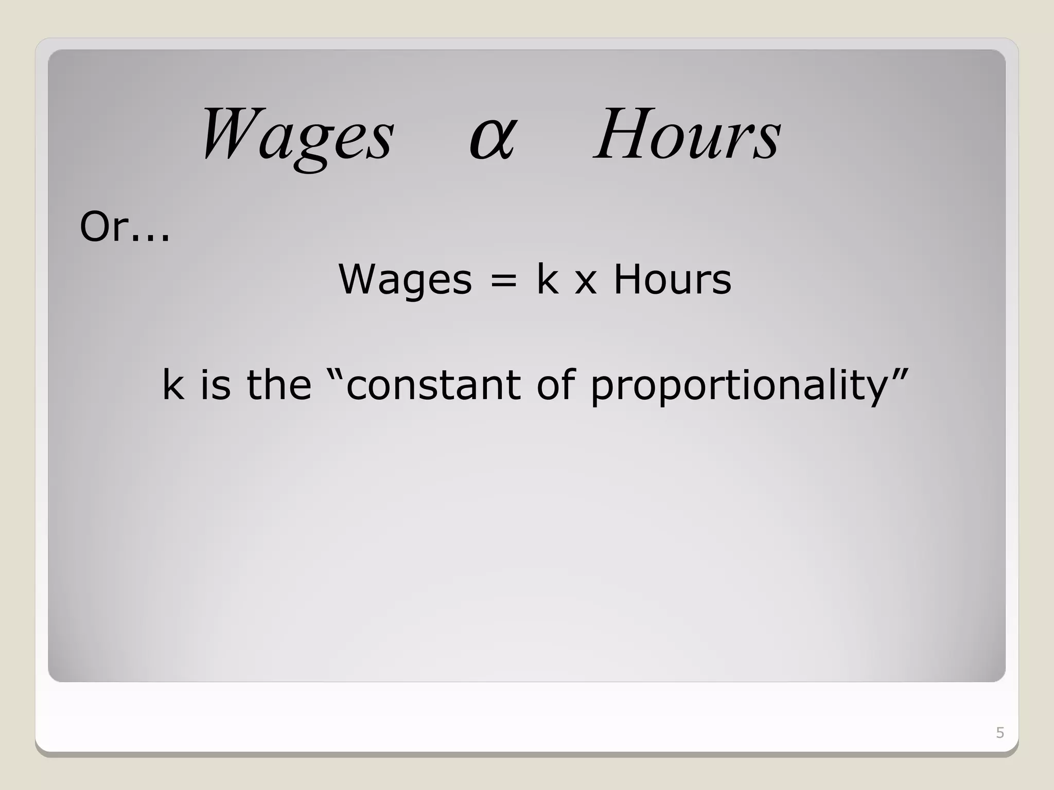 Presentation on inverse proportion | PPT