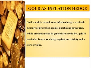 Presentation on investor s hedge against inflations2 | PPT