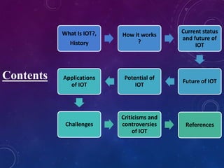 Presentation on IOT | PPTX