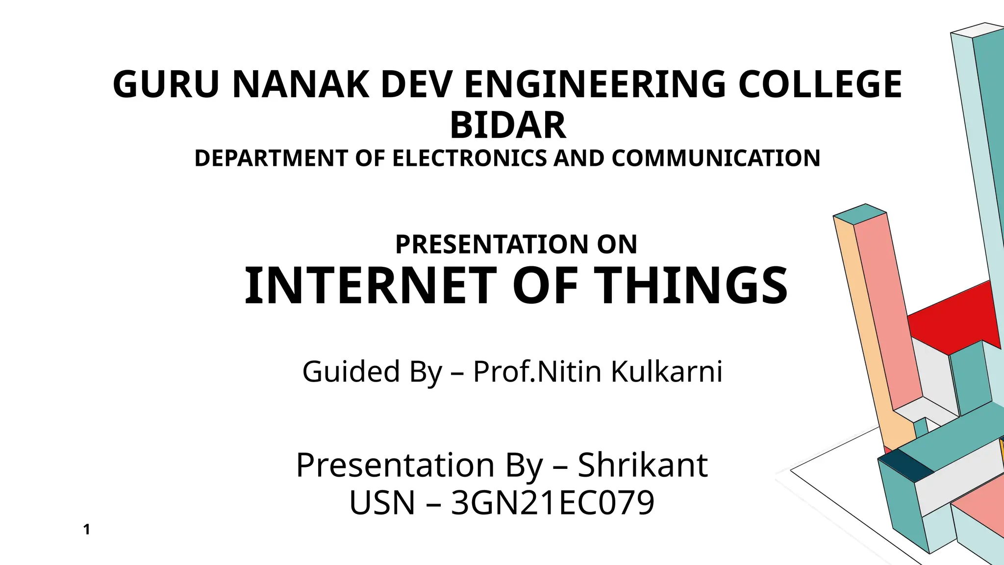Presentation on internet of things on iot | PPTX