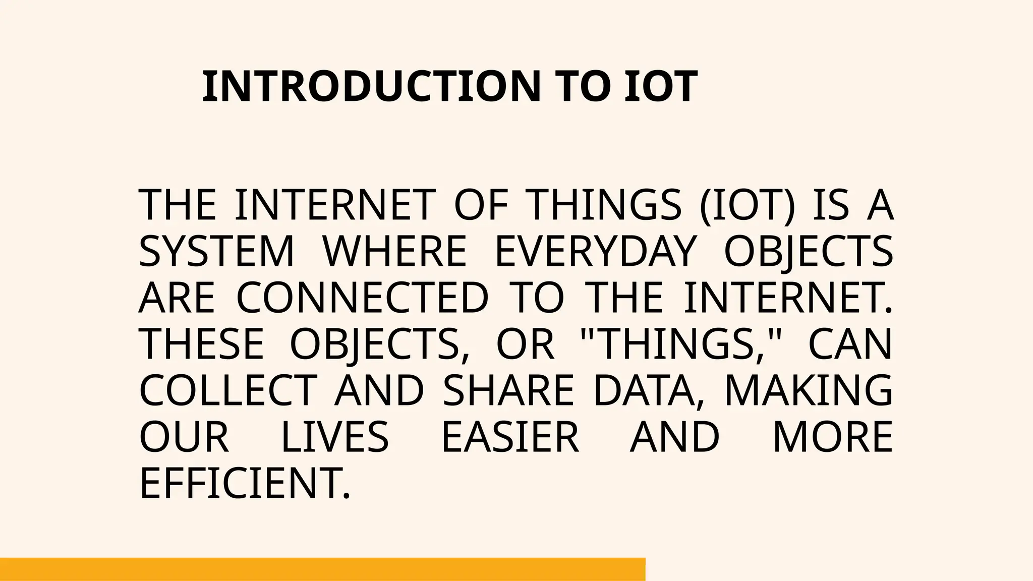 Presentation on internet of things on iot | PPTX