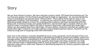 Presentation on iot restaurant project | PPTX