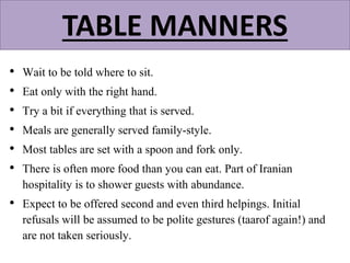 Presentation on iranian culture | PPT