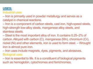 Presentation on iron poisoning | PPTX