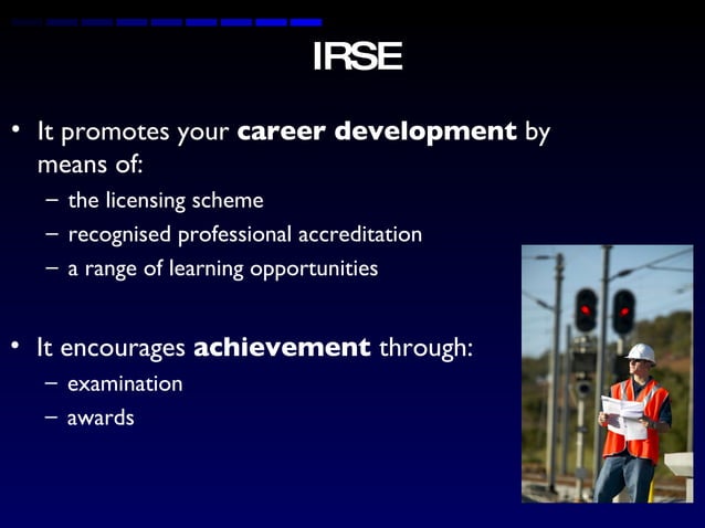 Guidance on IRSE Licensing and Membership | PPT