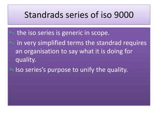 Presentation on iso 9000 | PPT