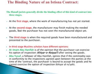 Presentation on istisna | PPTX