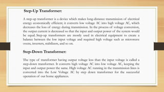 Transformer manufacturing and its assembling | PPTX