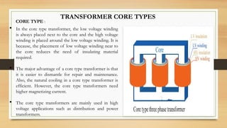 Transformer manufacturing and its assembling | PPTX