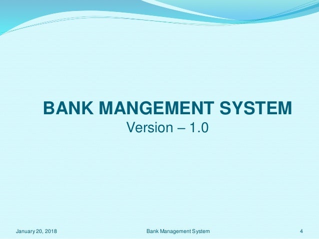 Presentation on java project (bank management system)