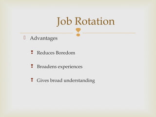 Presentation on job design | PPT