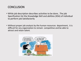 Presentation on job specification | PDF