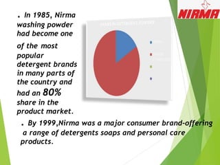 Presentation on journey of nirma | PPTX