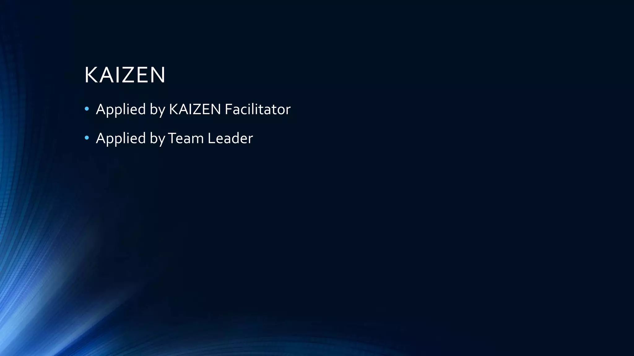 Kaizen | PPTX