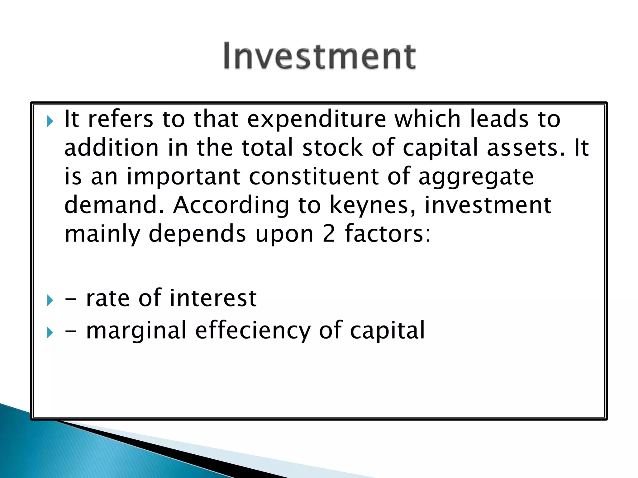 Presentation on keynesian theory | PPTX