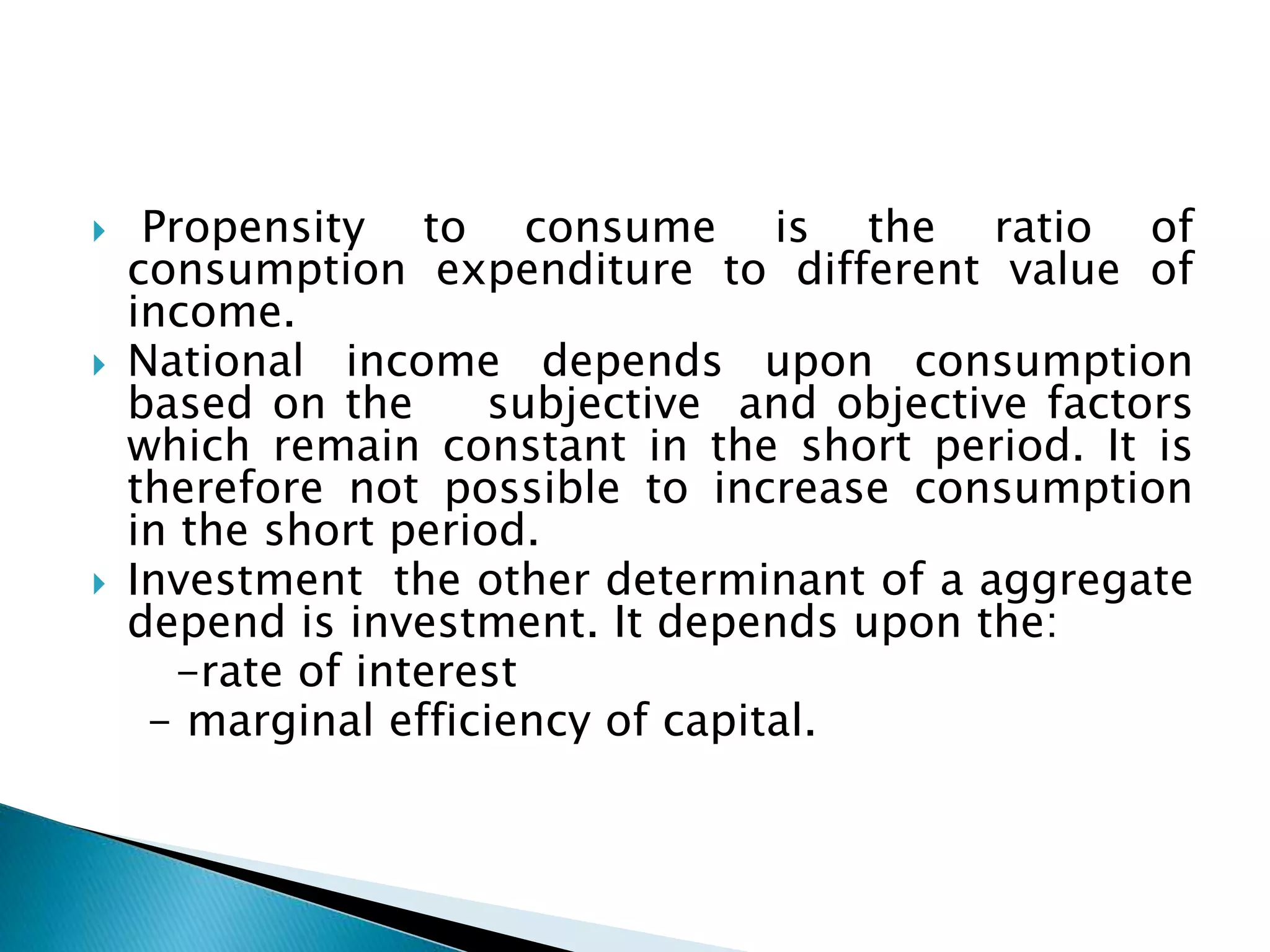 Presentation on keynesian theory | PPTX