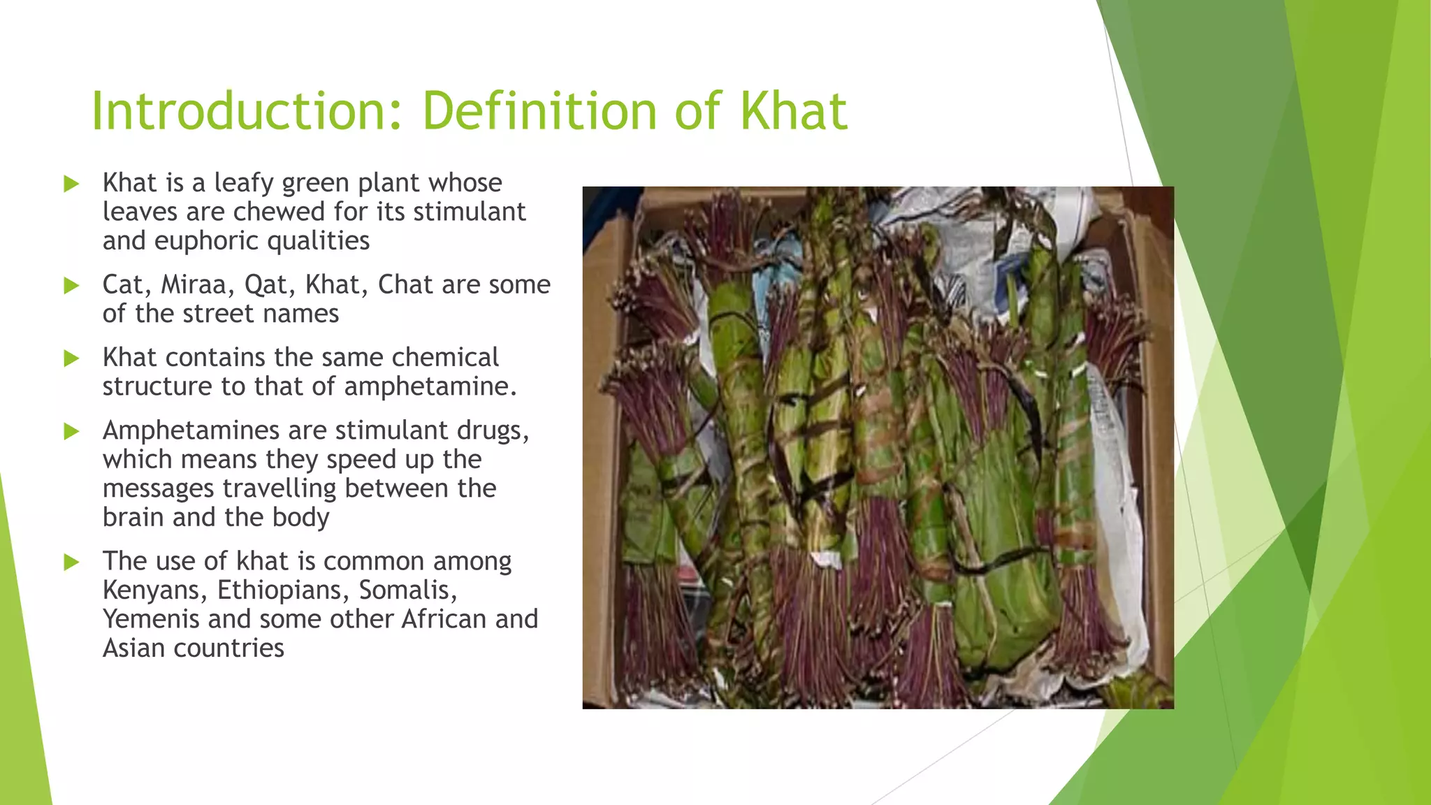 Presentation on khat (1) | PPTX