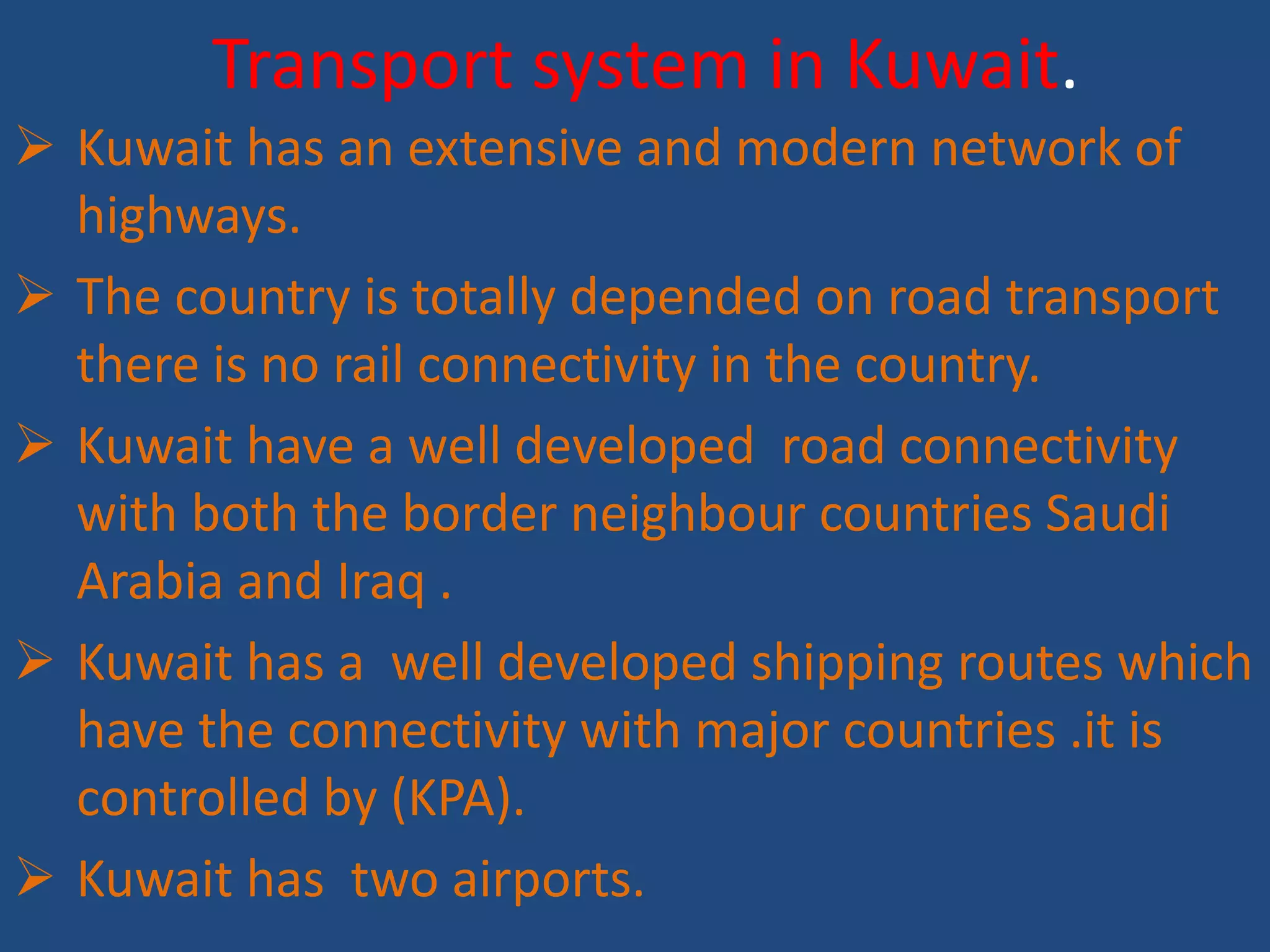 Presentation on kuwait | PPTX
