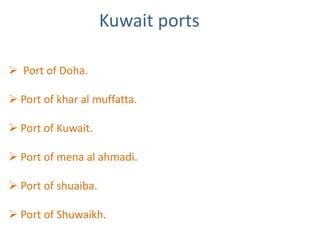 Presentation on kuwait | PPTX