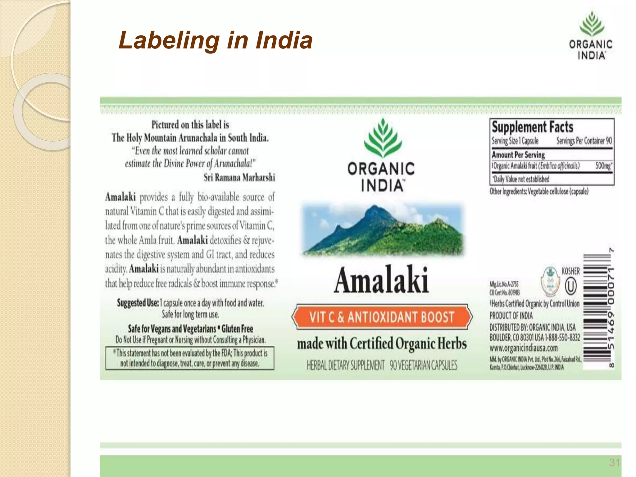 PPT ON NUTRACEUTICAL AND THEIR LABELING | PPTX
