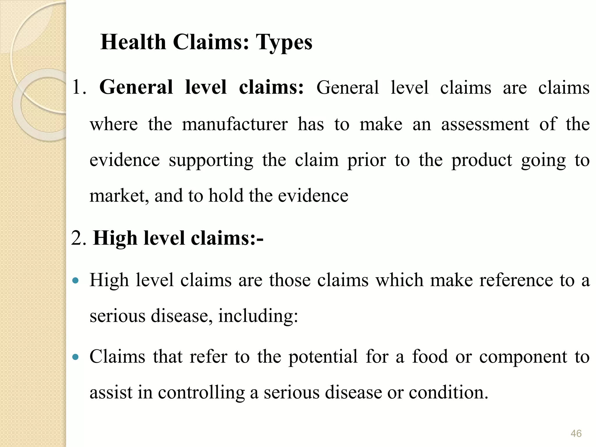 PPT ON NUTRACEUTICAL AND THEIR LABELING | PPTX