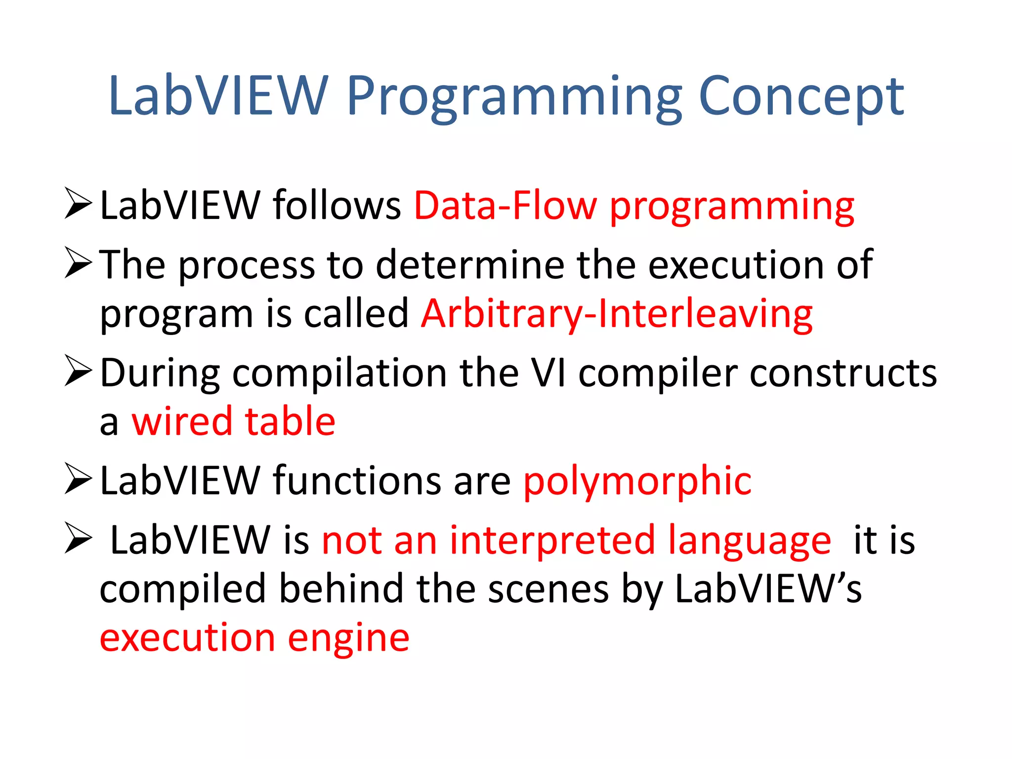 Presentation on LabVIEW Basics | PPTX