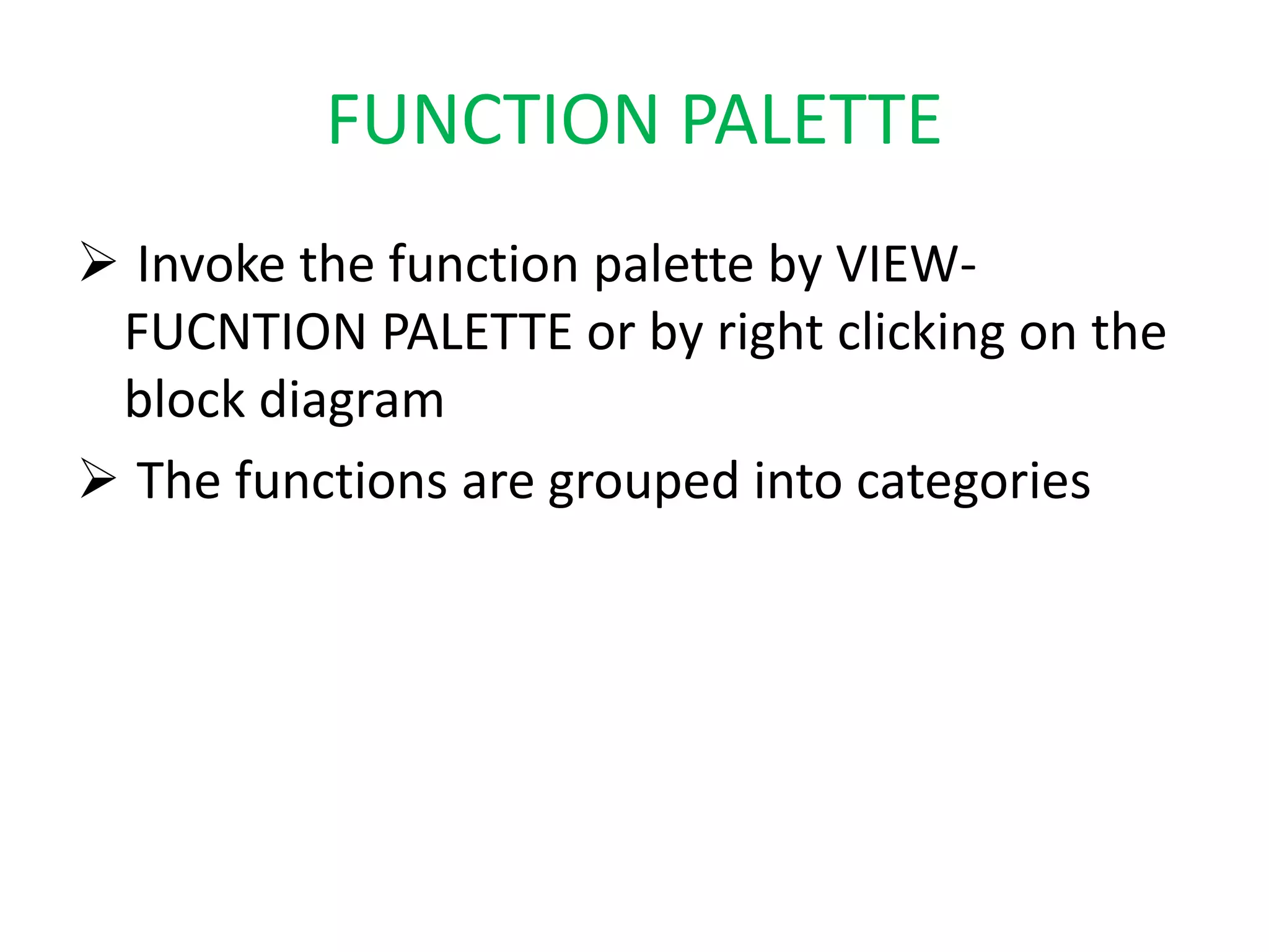 Presentation on LabVIEW Basics | PPTX