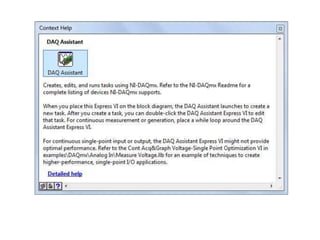 Presentation on LabVIEW Basics | PPTX