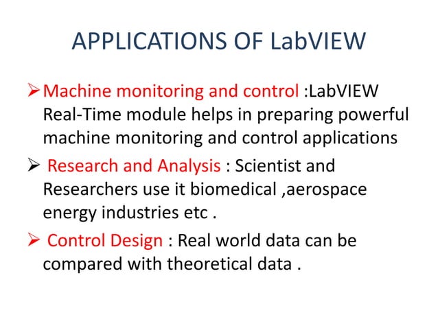 Presentation on LabVIEW Basics | PPTX | Programming Languages | Computing
