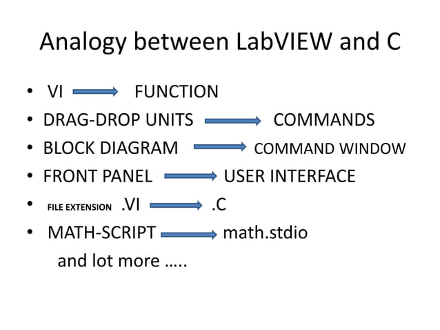Presentation on LabVIEW Basics | PPTX | Programming Languages | Computing