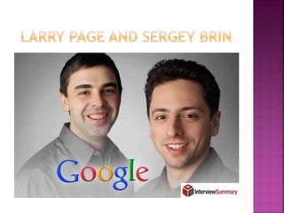 Presentation on larry page | PPTX
