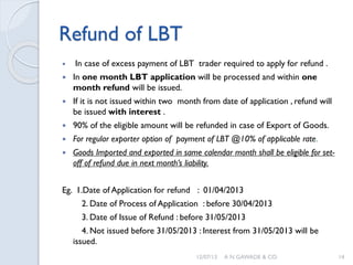 Presentation on lbt (local body tax) | PDF