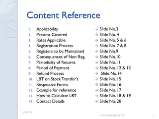 Presentation on lbt (local body tax) | PDF