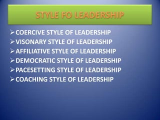 PRESENTATION ON LEADERSHIP : A CONCEPTUAL FRAMEWORK | PPT