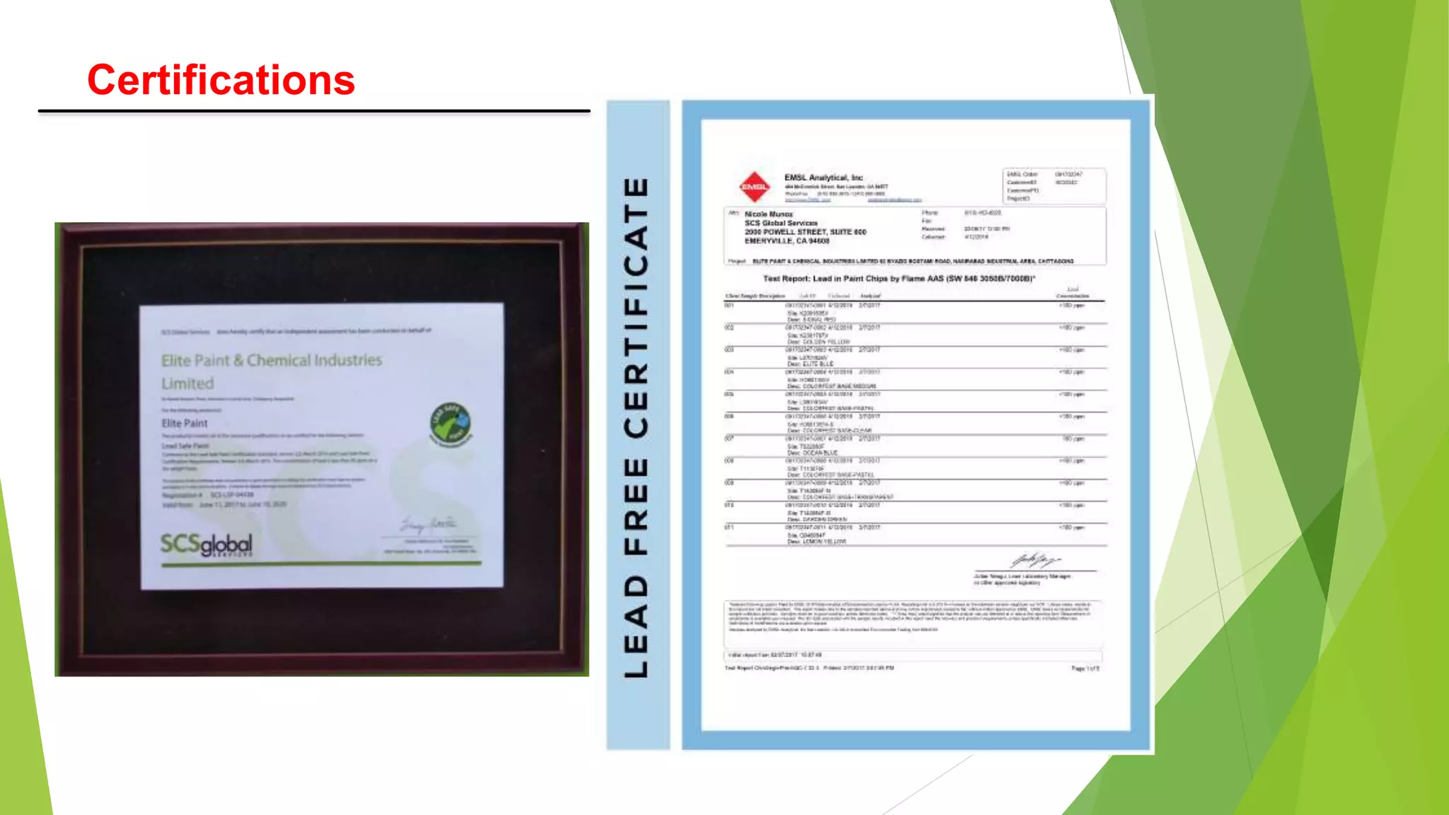 Presentation on lead safe paint | PPT