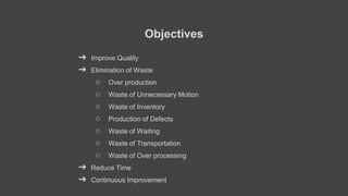 Presentation on lean manufacturing | PPTX