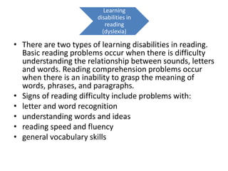 presentation on learning disability.pptx | Brain and Nervous System ...