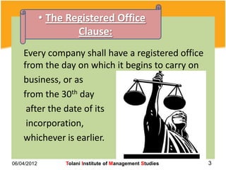 Presentation on legal aspects of business | PPTX