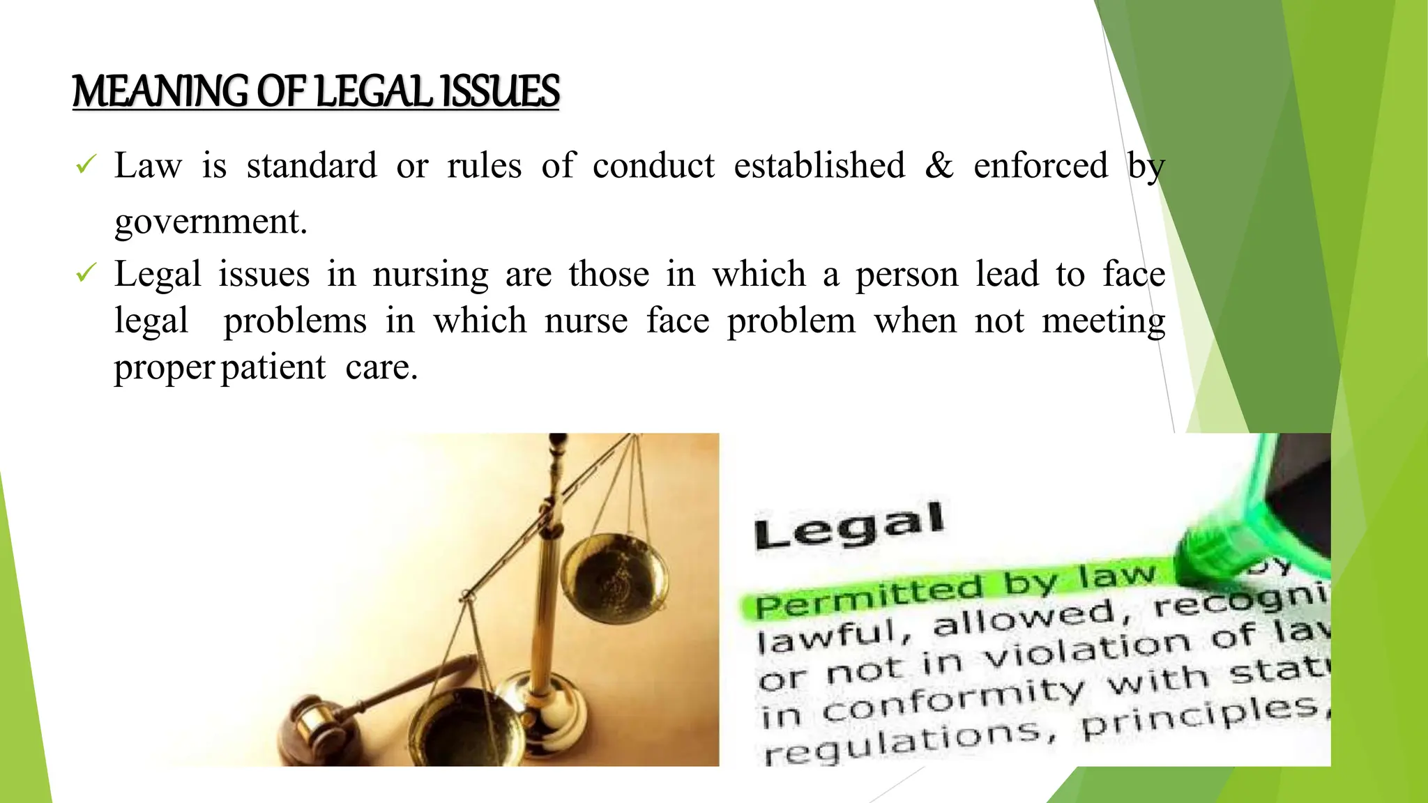 Presentation on LEGAL ISSUES IN NURSING--MODIFIED-1.pptx