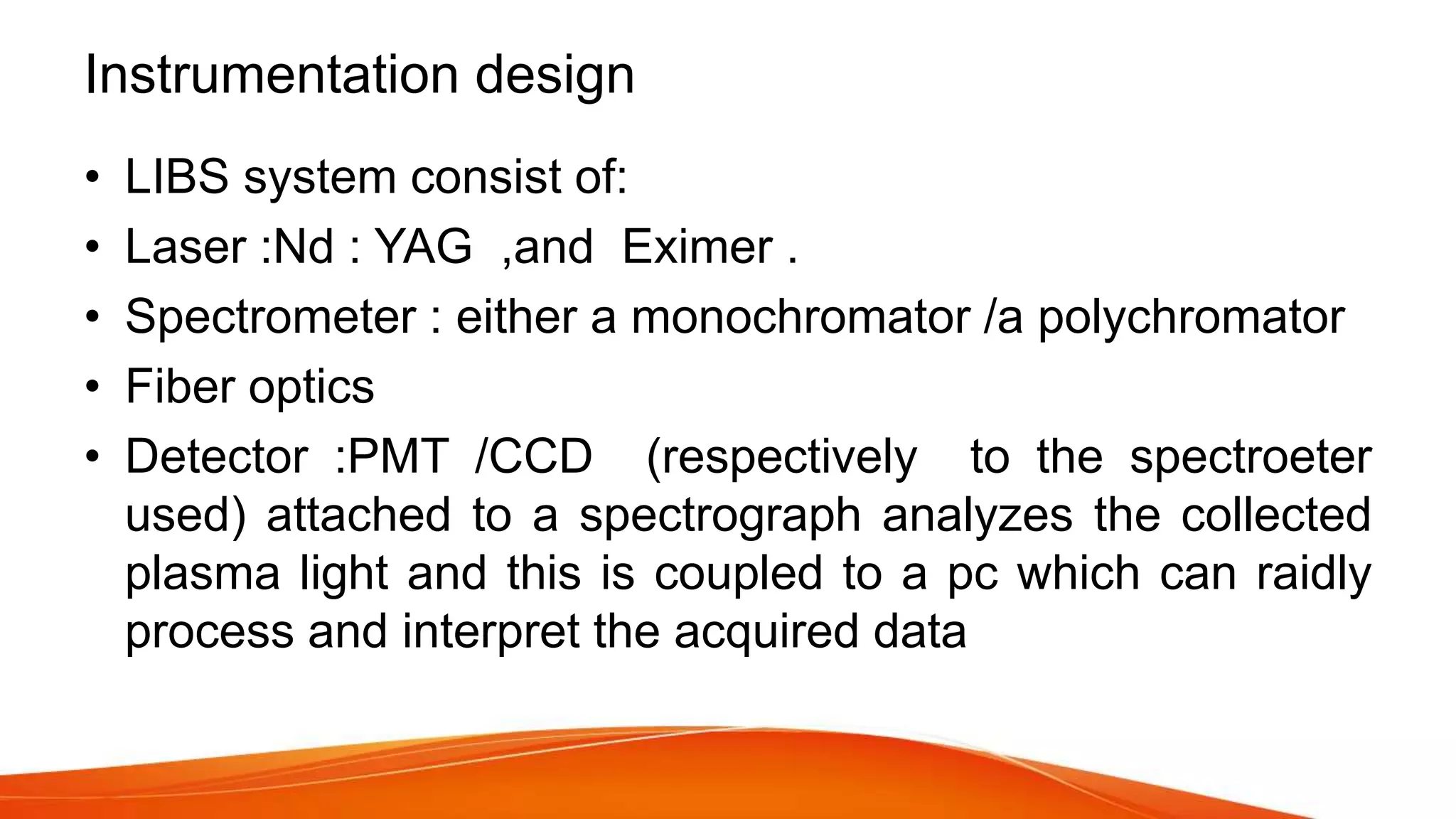 Elemental Analysis of Spinach Using LIBS | PPT