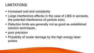 Elemental Analysis of Spinach Using LIBS | PPT