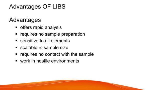 Elemental Analysis of Spinach Using LIBS | PPT