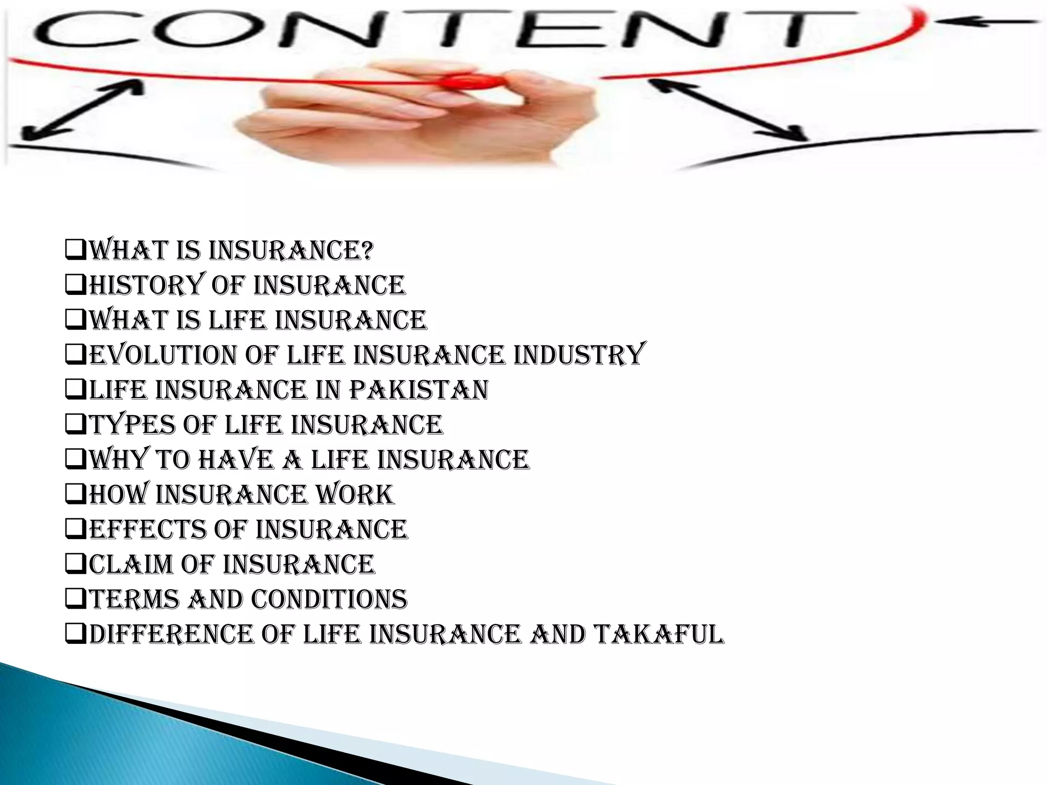 Presentation on life insurance | PPT