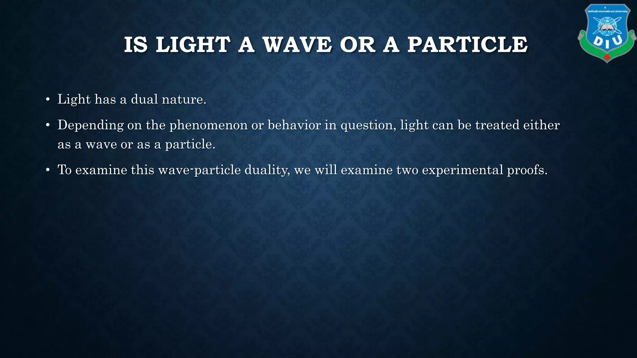 Presentation on lights [ physics ] | PPTX