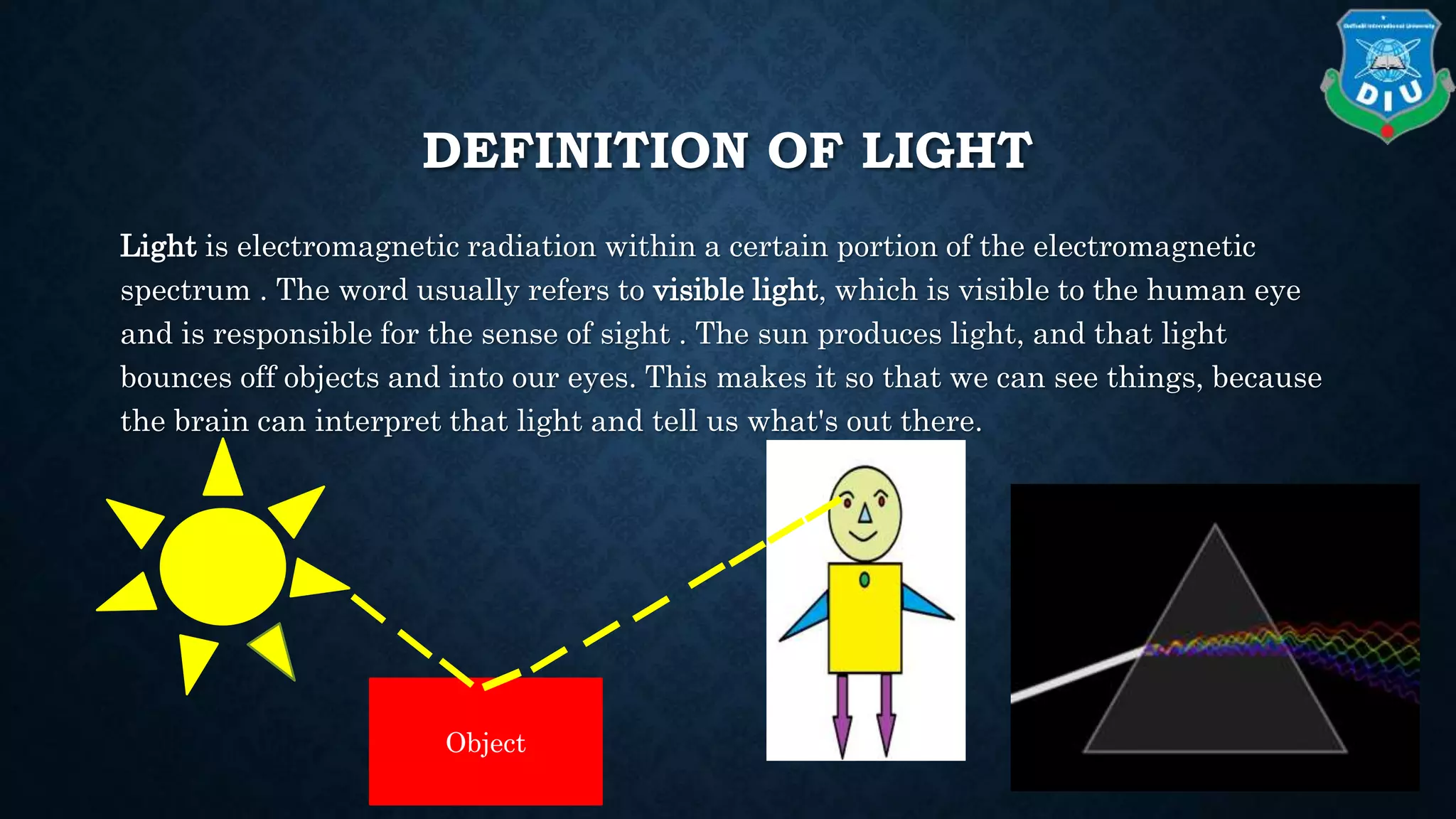 Presentation on lights [ physics ] | PPTX
