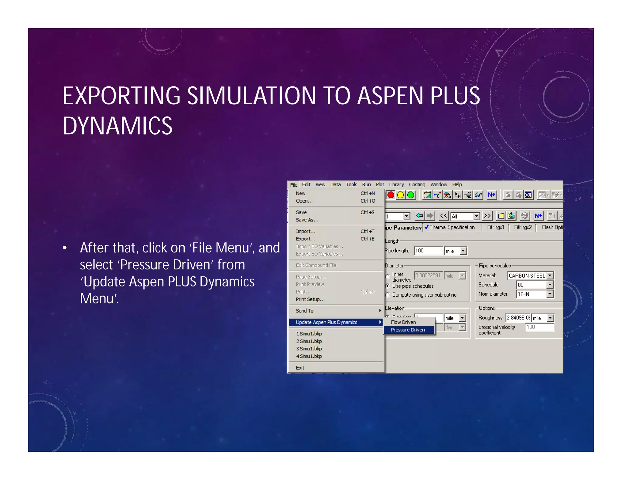 Presentation on Calculation of Line Pack of Natural Gas Pipe using ...