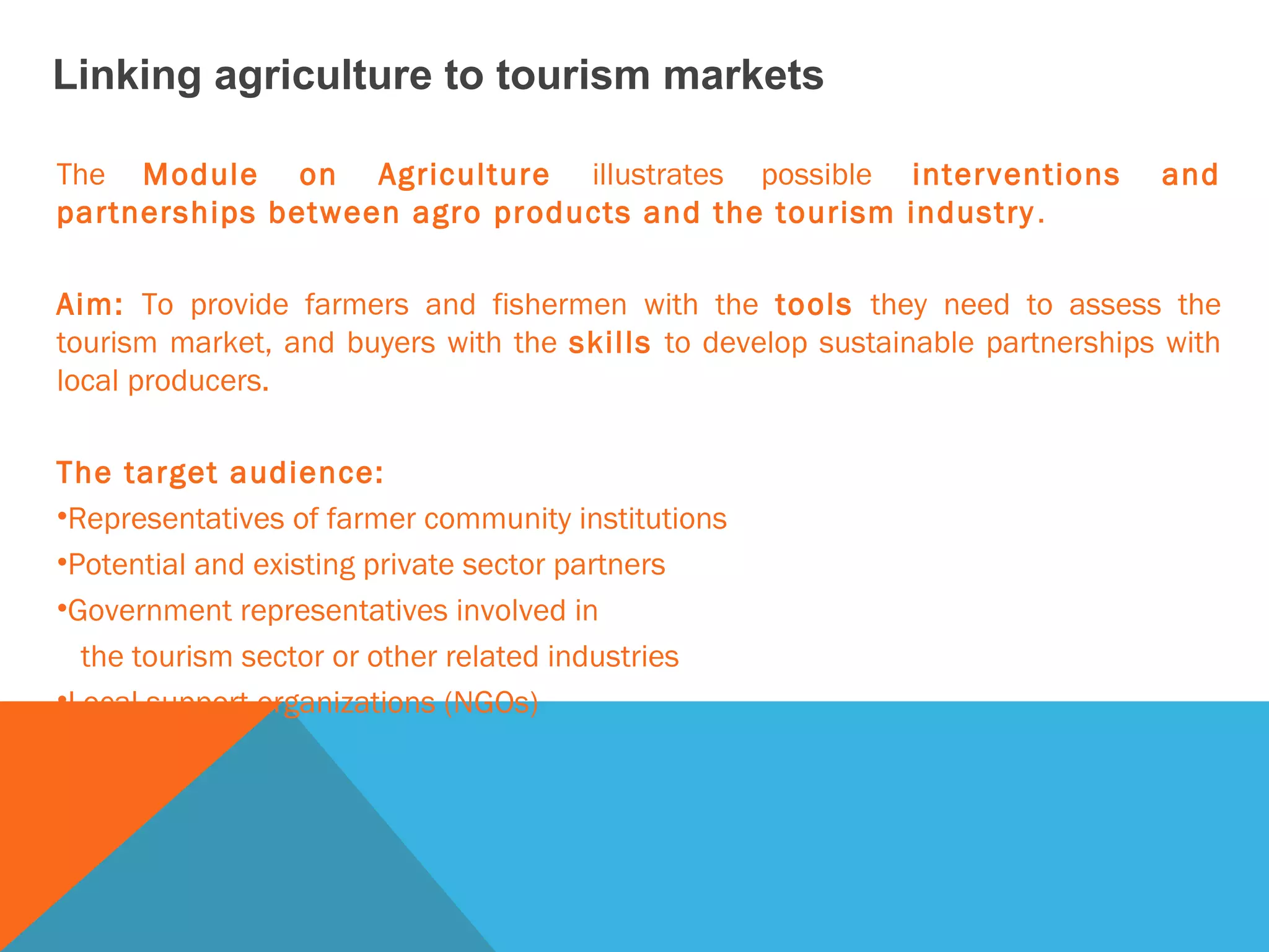 Presentation on market linkages | PPT