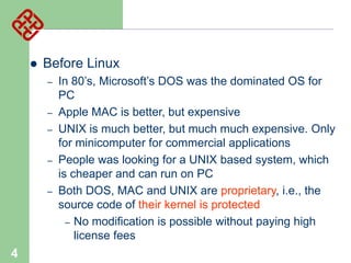 Presentation on linux | PPT
