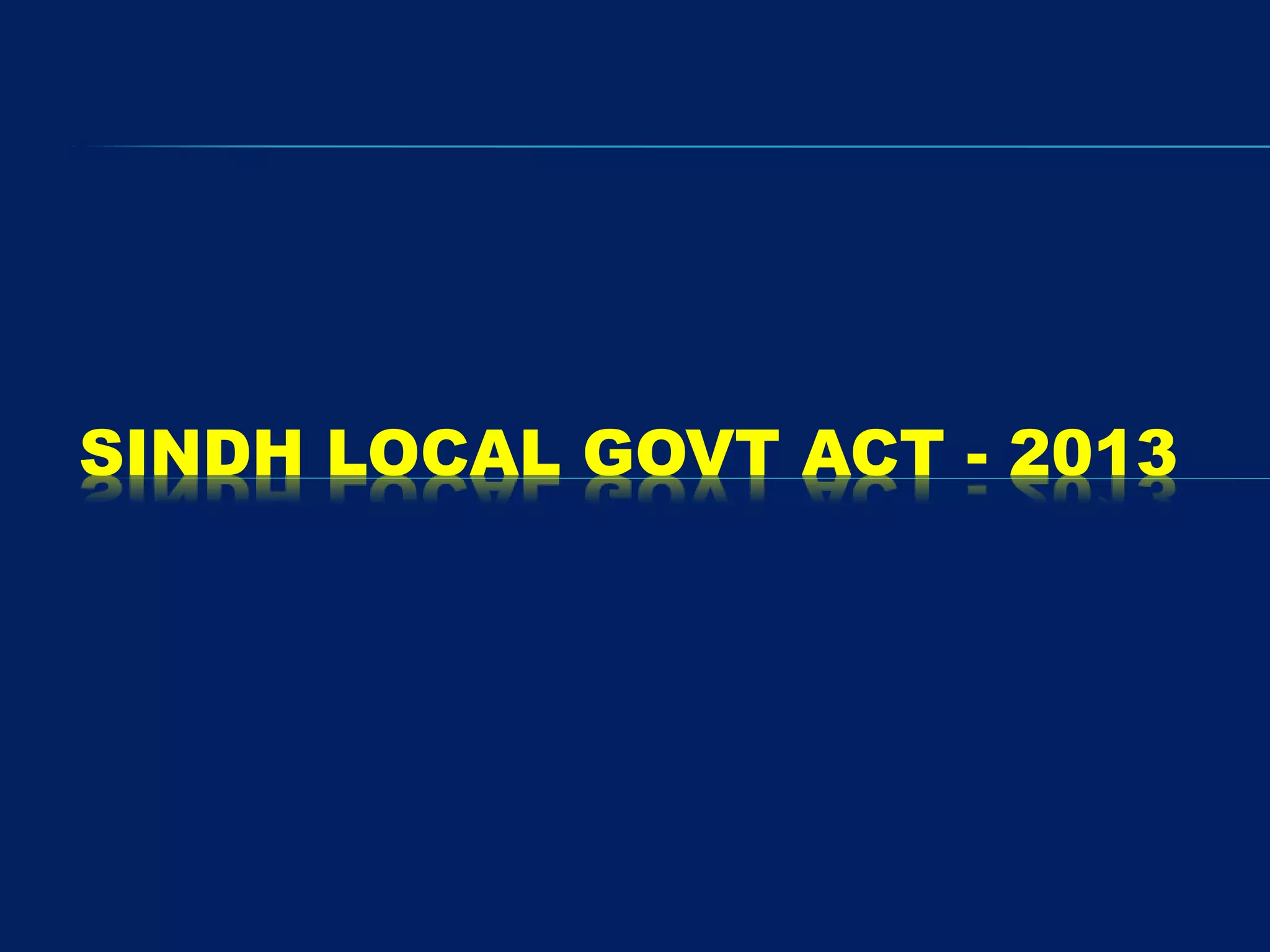 Local Government System in Pakistan | PPTX